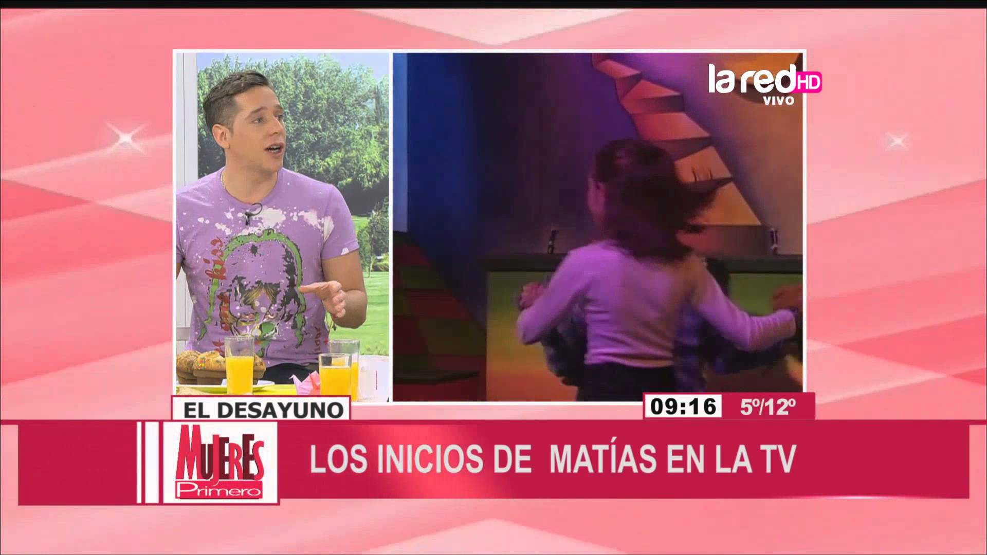 Los inicios de Matías Vega en la TV - La Red
