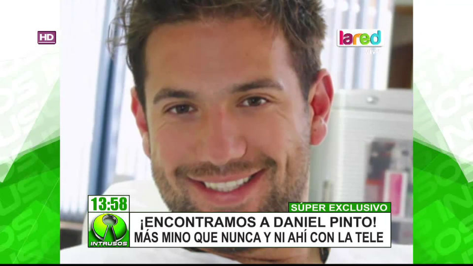 Daniel Pinto no quiere volver a la televisión