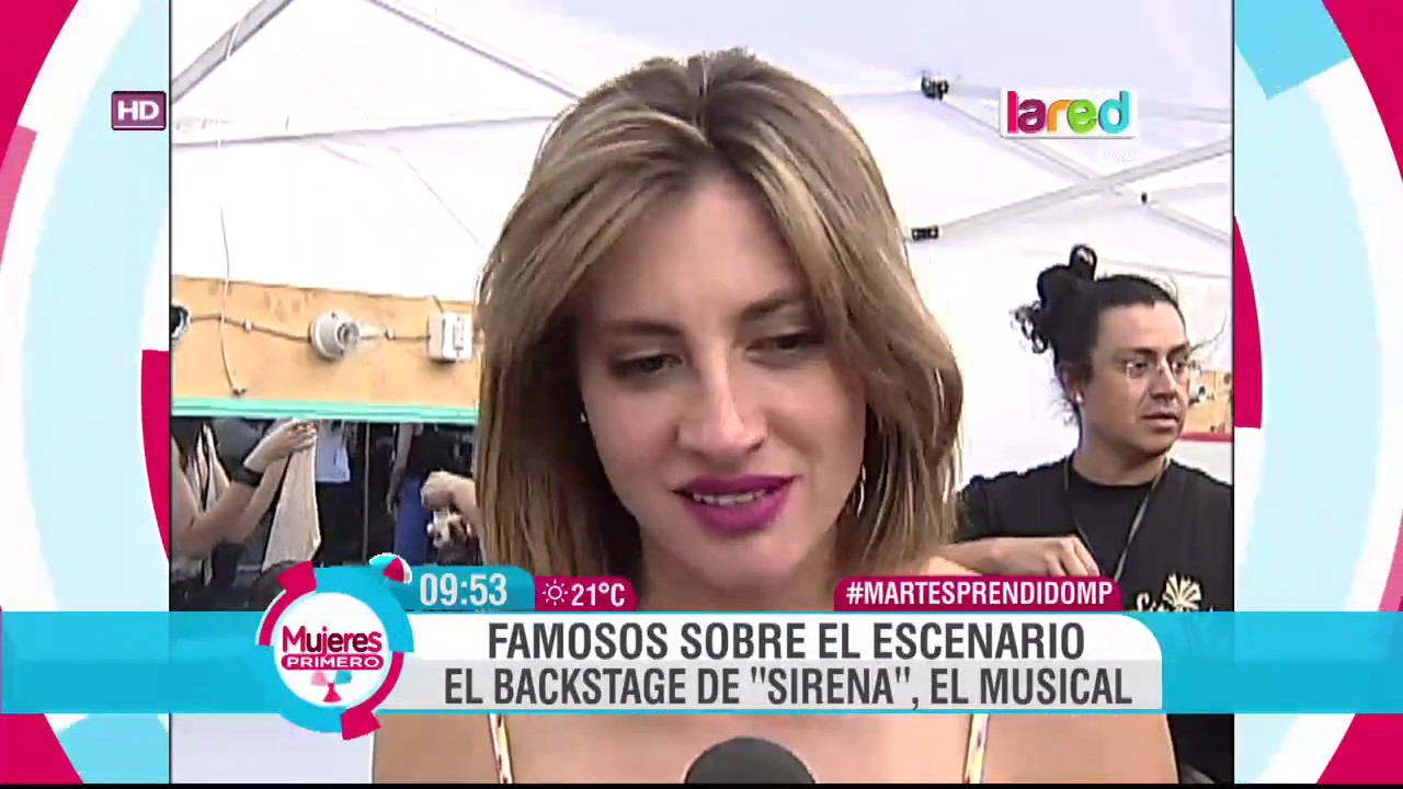 Así fue backstage del estreno de “Sirena, el musical” - La Red