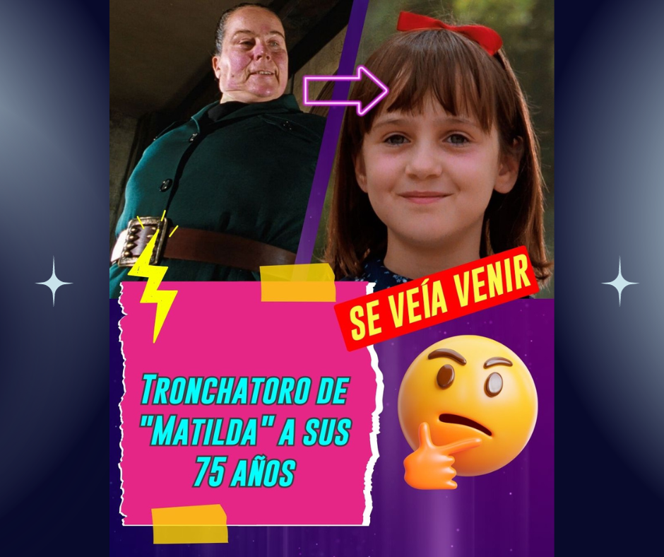 Así luce la directora Tronchatoro de "Matilda" a sus 75 años - La Red